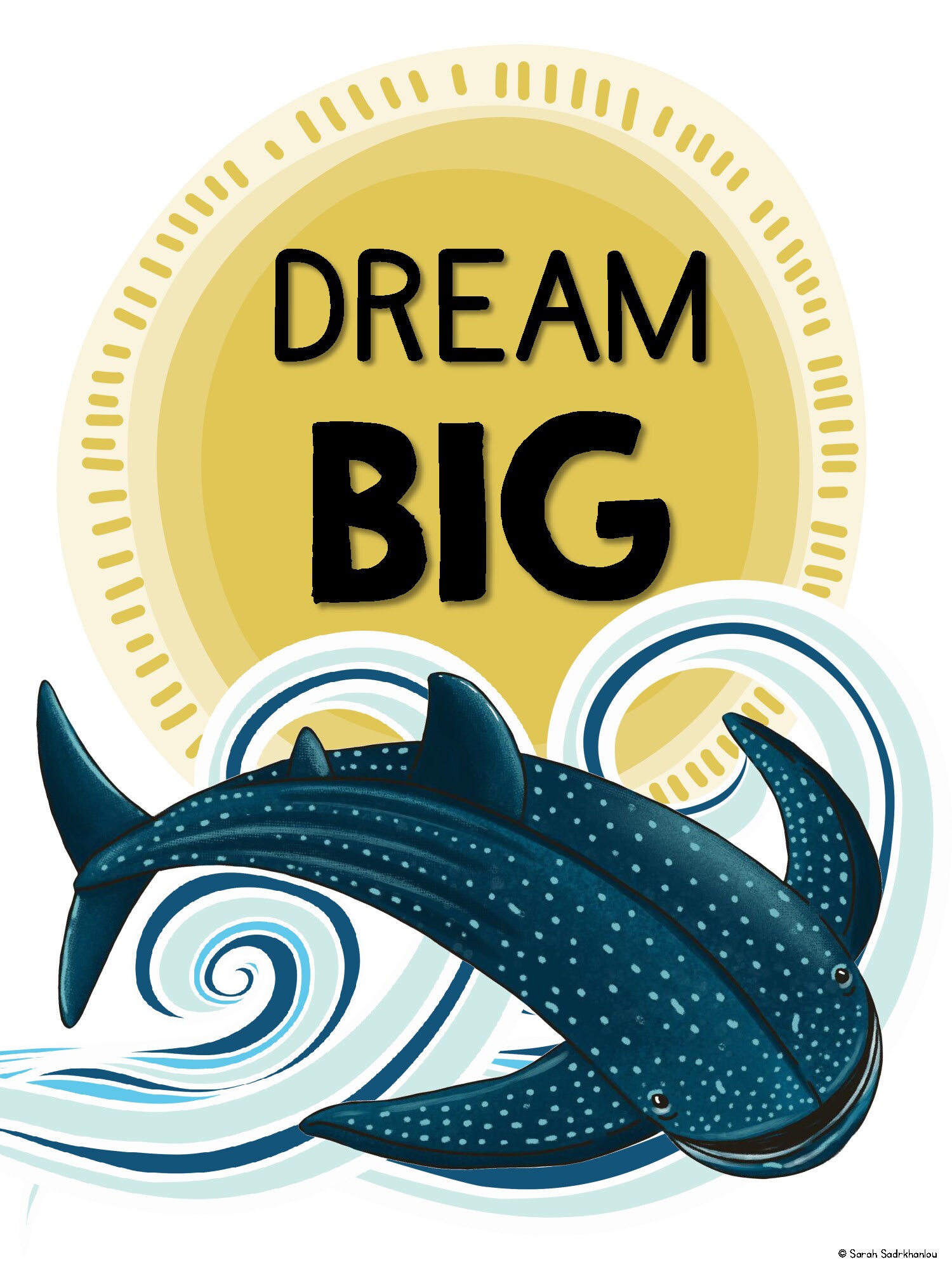 Ocean Sea Animal Theme Motivational Posters Classroom or Child's Room ...