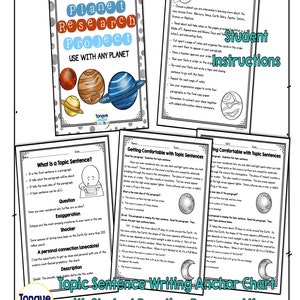 Planet Research Project Report With Graphic Organizer - Etsy