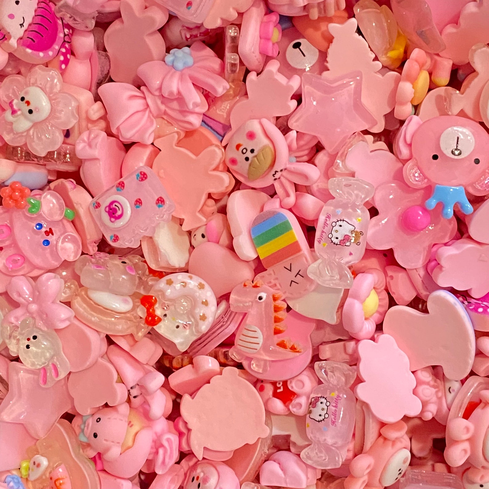 Decoden Charms Mix,diy Charms Mix, Resin Charms, Cabochon Color Mix - Etsy