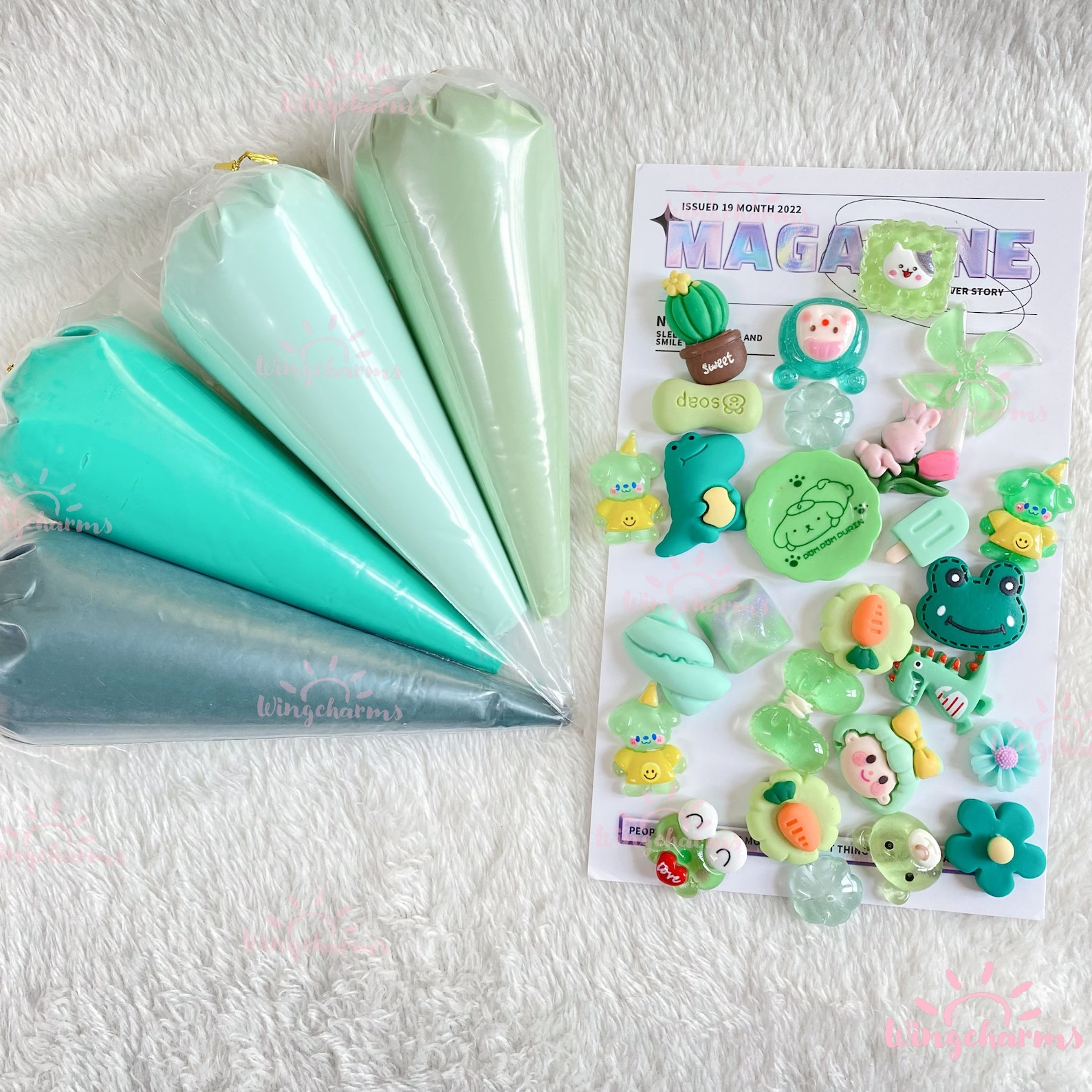 Decoden Cream Glue and Charms Kit ,decoden Kits for Beginners, Decoden ...