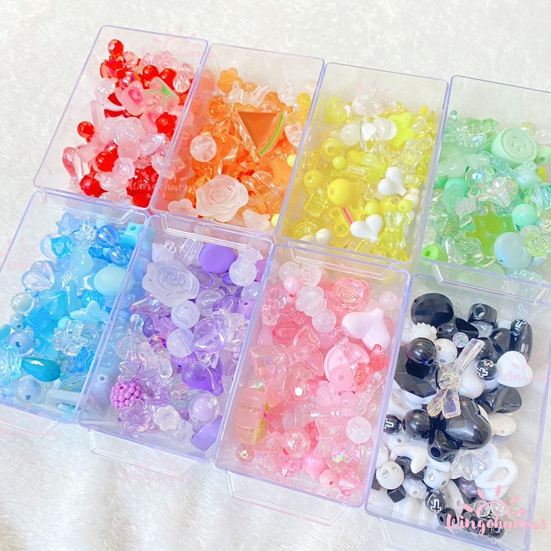 DIY Beading Mix, Phone String KIT, DIY Bracelet Kit,rainbow Beads ...