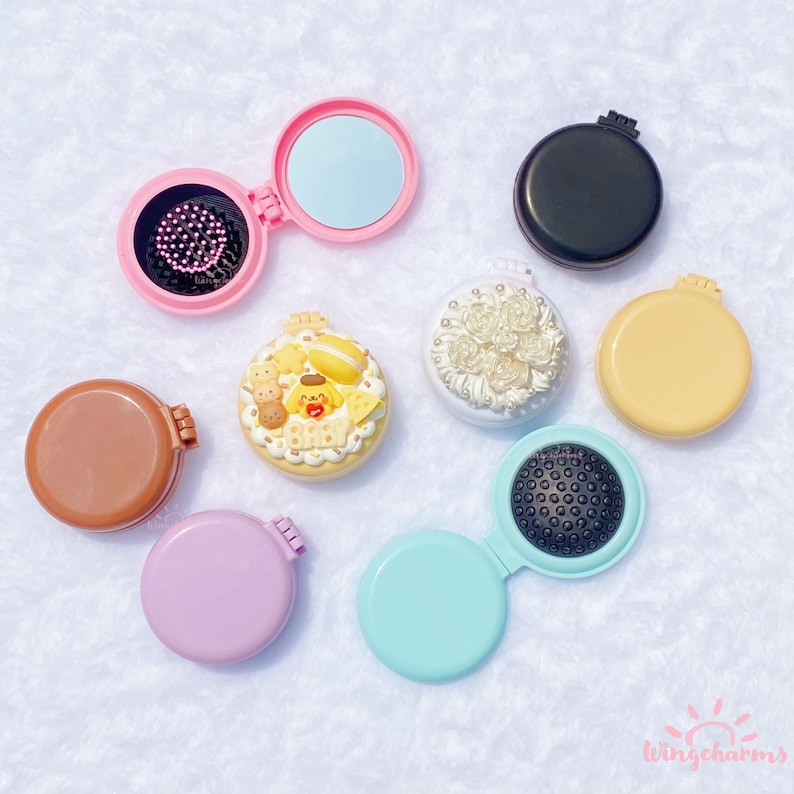 Pocket Size Mirror and Comb Combo for Decoden Projects, Decoden Blanks ...