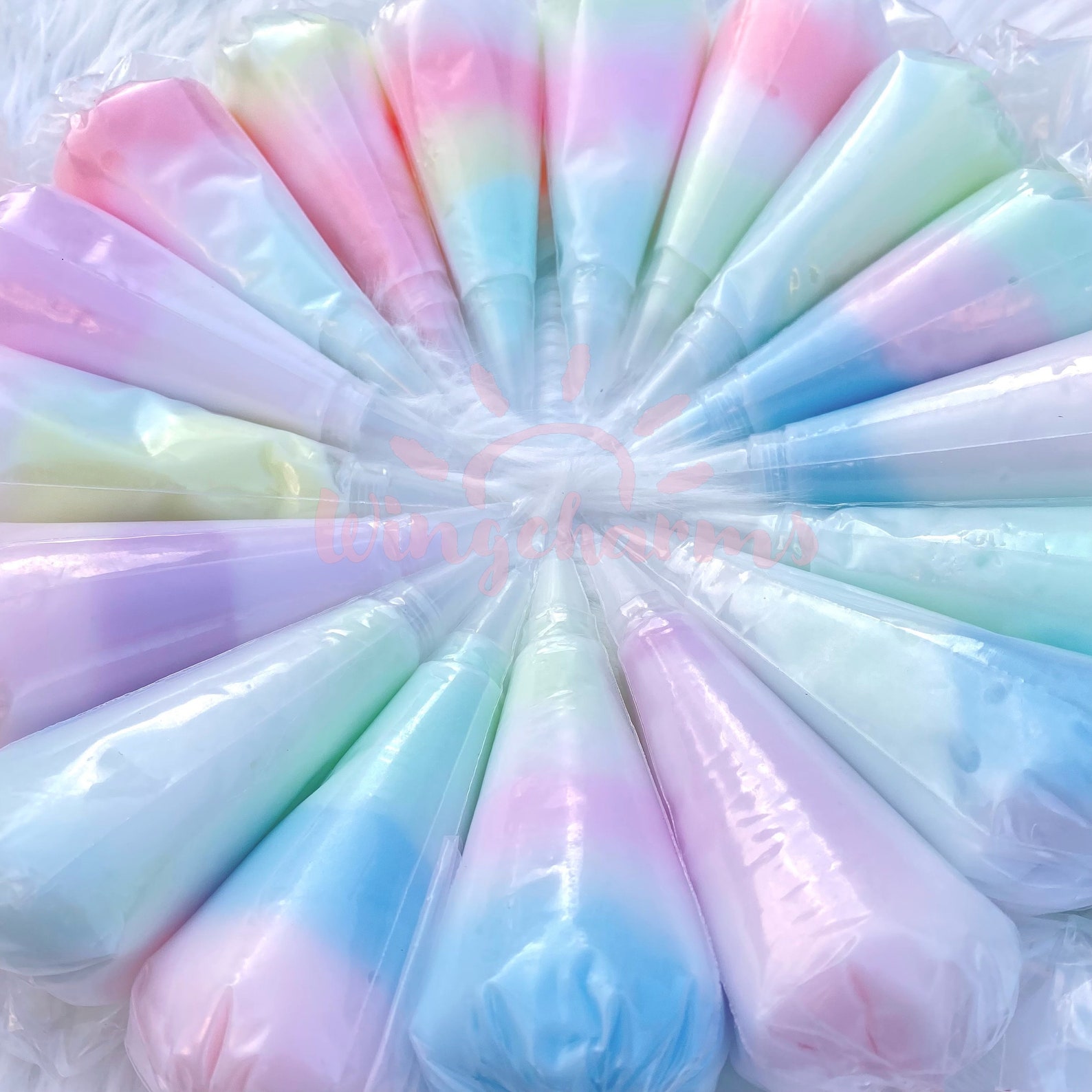 Unicorn Decoden Jelly Based Pastel Gradient Cream Glue, Fake Whipped ...