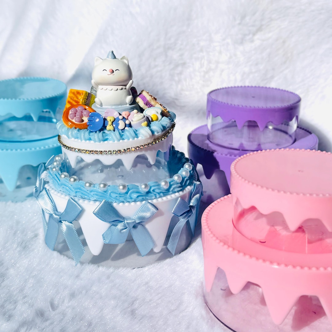 Decoden Cake Storage Box DIY Blanks, DIY Jewelry Case Black - Etsy
