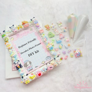 Decoden Photo Frame Cream Glue and Charms Kit ,decoden Kits for ...
