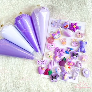 Decoden Cream Glue and Charms Kit ,decoden Kits for Beginners, Decoden ...