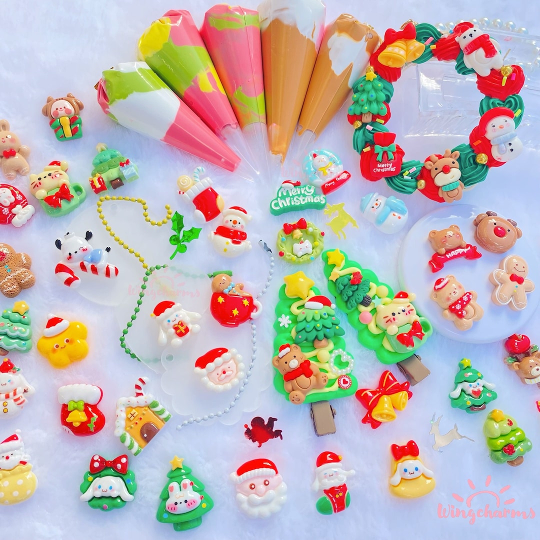 Christmas Decoden DIY Kit ,holiday Decoden Kits for Beginners ...