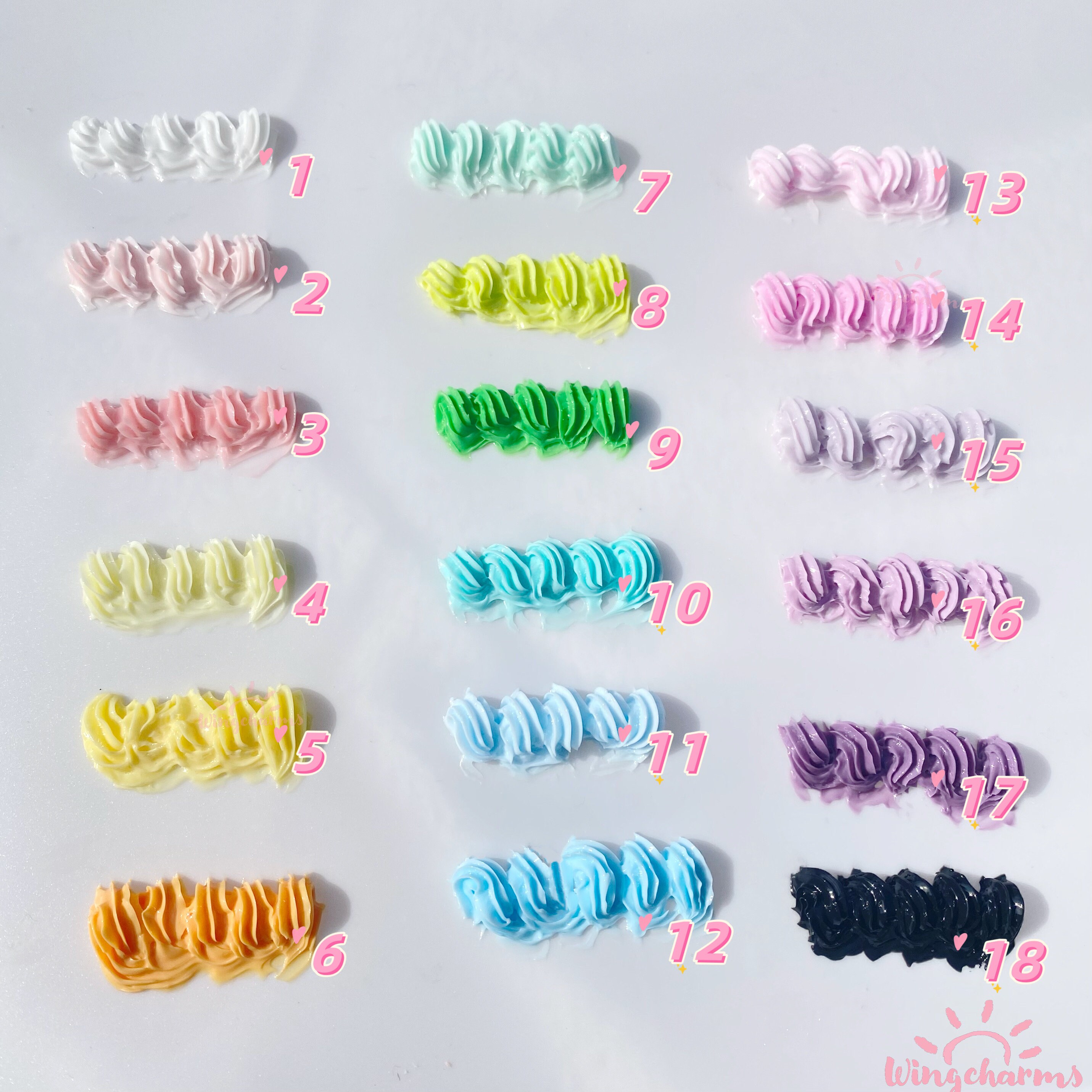 Pastel Pudding Decoden Jelly Based Pastel Color Cream Glue, Fake ...