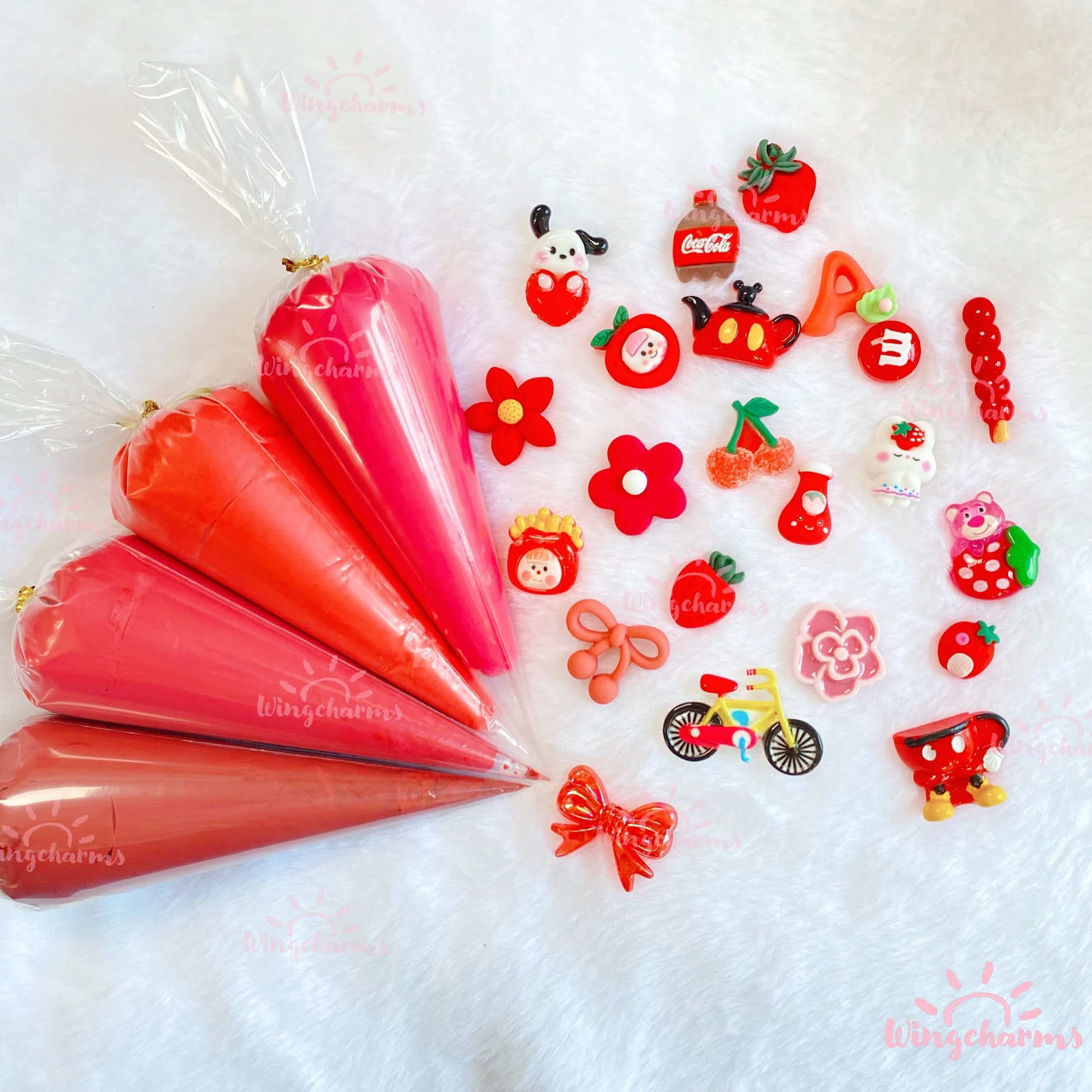 Decoden Cream Glue and Charms Kit ,decoden Kits for Beginners, Decoden ...