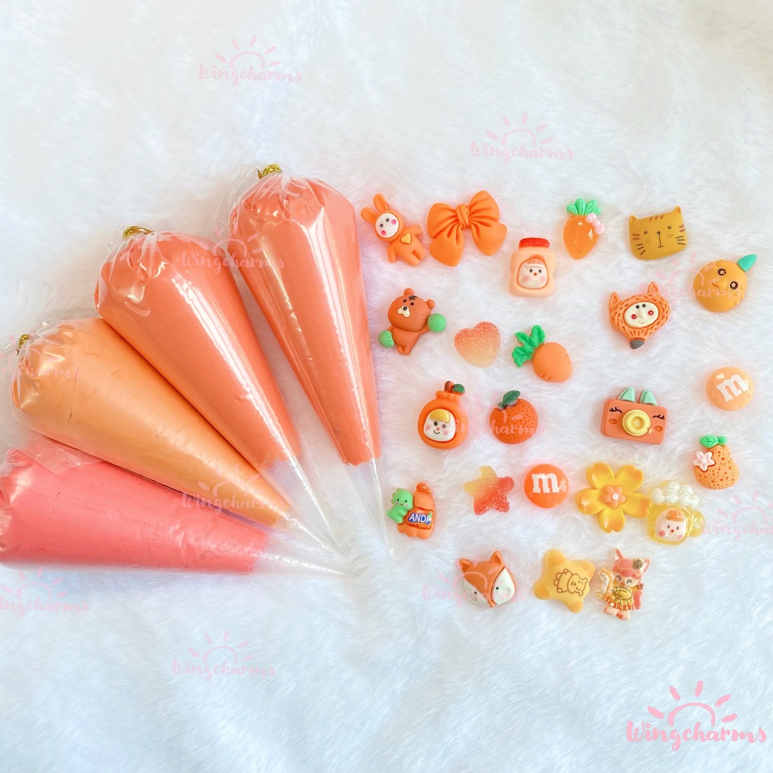 Decoden Cream Glue and Charms Kit ,decoden Kits for Beginners, Decoden ...