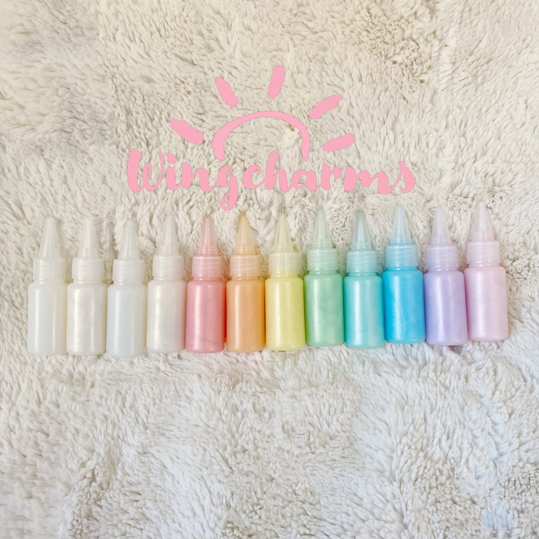 12 Color Shimmer Decoden Liquid Cream Glue, Simulation Cream Glue ...