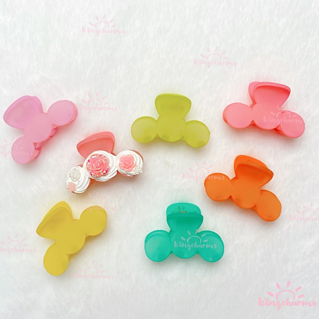 Matte Colored Small Hair Claws, Candy Color Theme Small Hair Clips ...