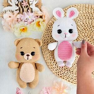 DIY Cute Bunny Amigurumi Crochet Pattern - PDF Tutorial - Instant ...