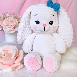 DIY Crochet Plush Bunny PATTERN PDF - Easy Amigurumi Bunny Pattern - Etsy