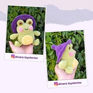DIY Halloween Frog Wizard Crochet Amigurumi Pattern PDF - Amigurumi ...