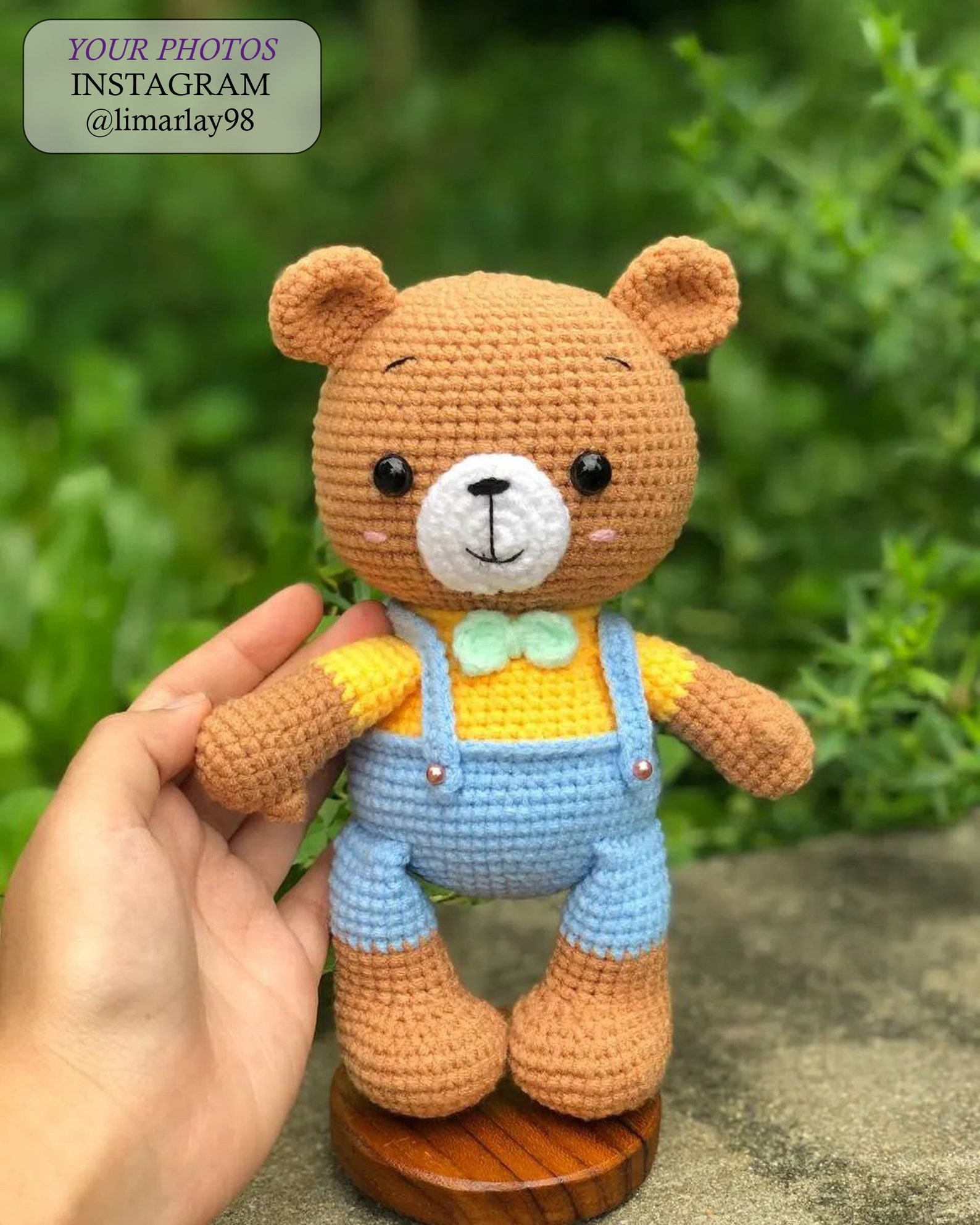 Crochet PATTERN Bear Crochet Bear Amigurumi Pattern - Etsy