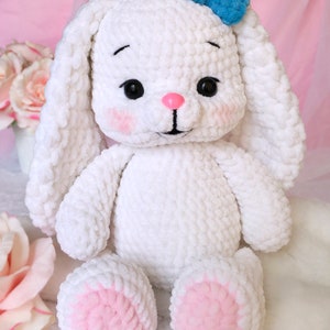 DIY Crochet Plush Bunny PATTERN PDF - Easy Amigurumi Bunny Pattern - Etsy