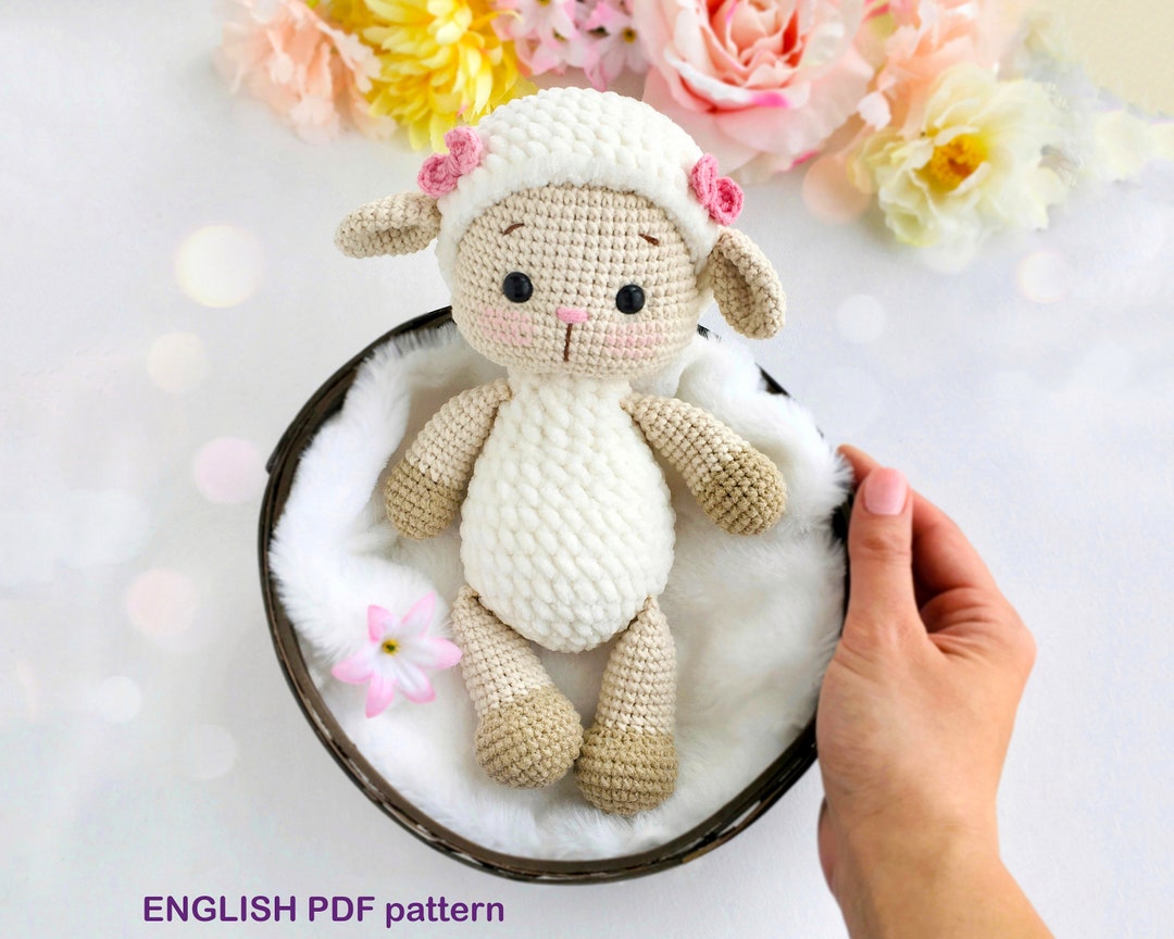 DIY Crochet Sheep PATTERN PDF - Easy Amigurumi Lamb Pattern - Meemi the ...