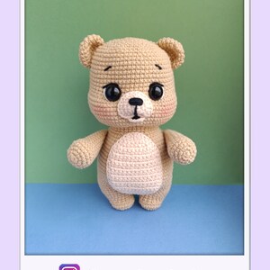 DIY Teddy Bear Amigurumi Crochet Pattern - PDF Tutorial - Instant ...