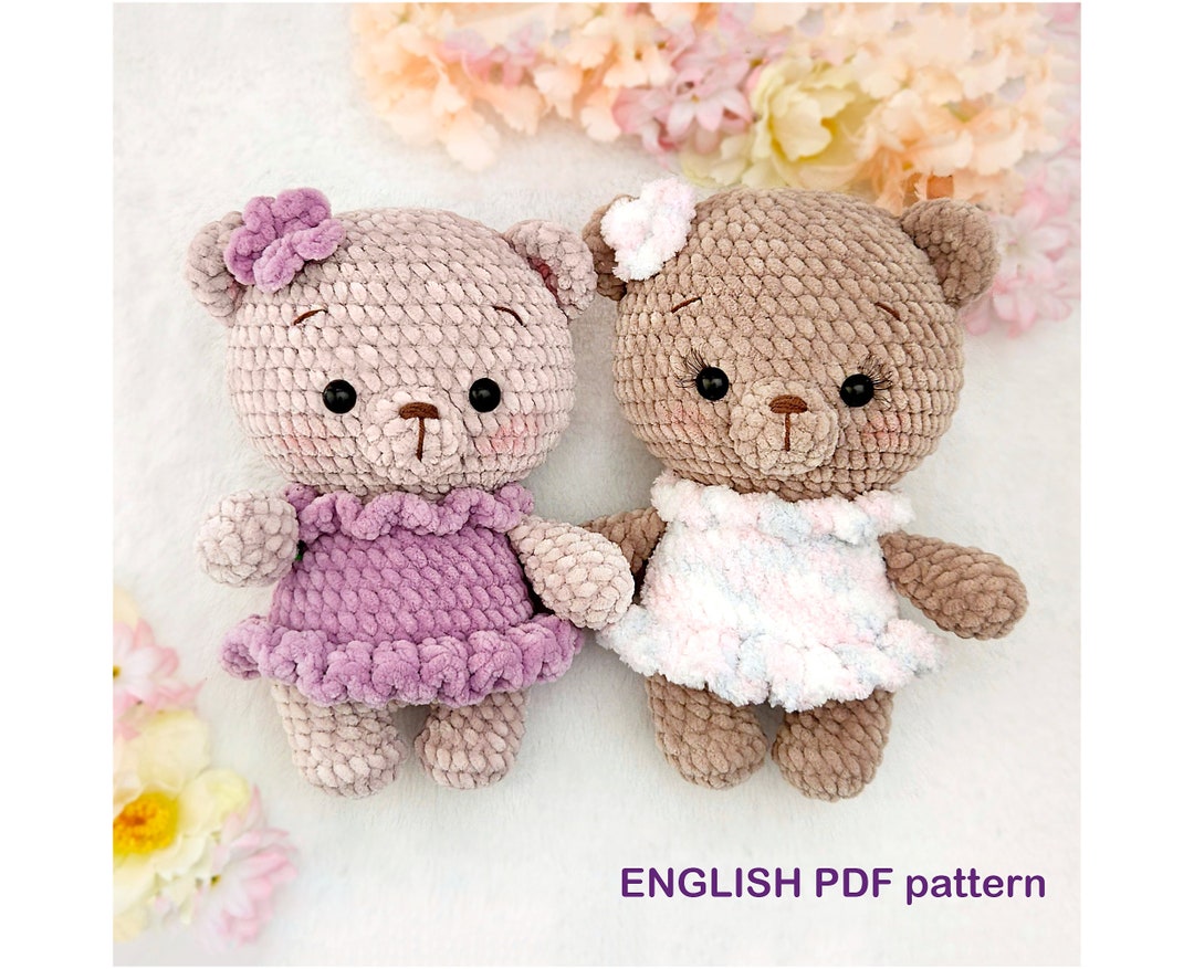 DIY Easy Crochet Bear PATTERN Pdf - DIY Amigurumi Teddy - Amigurumi ...