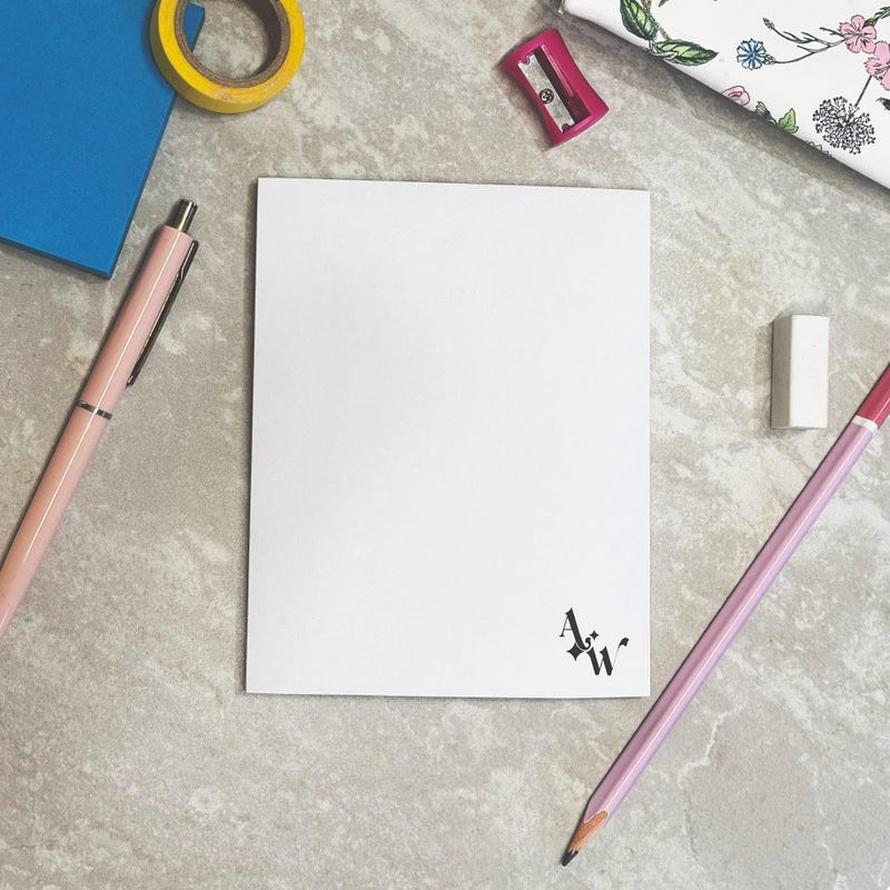Stationery Notepad - Etsy