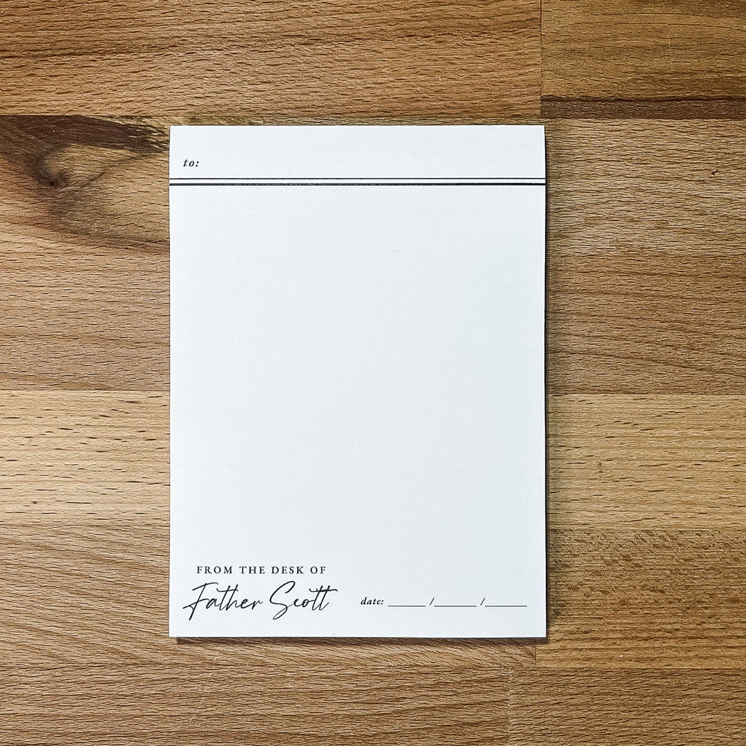 Personalized Notepads - Gifts for Her - Teacher Gift, Custom Name ...