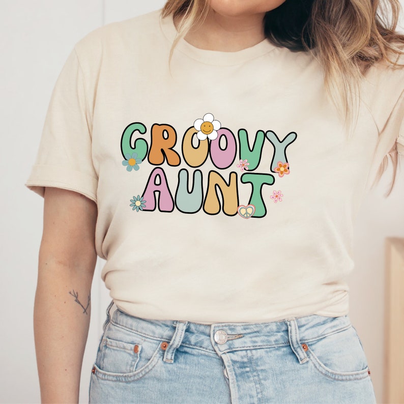 Groovy Aunt Png Groovy Aunt Shirt Retro Aunt Design Stay Groovy Png-be ...