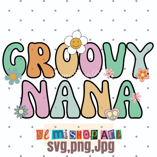 Groovy Baby PNG Retro Groovy Png-groovy Aunt Png groovy Nana - Etsy