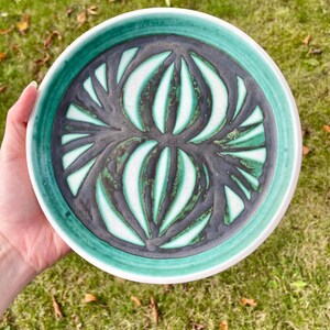 Hand-painted Plate - Ceramic Spider Shape - Mid-century Made in Jersey ...