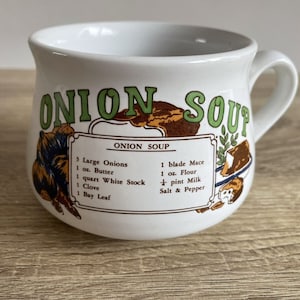 Ethos Ceramic Soup Mugs 70's 1970 Made in England UK Cottagecore Retro ...