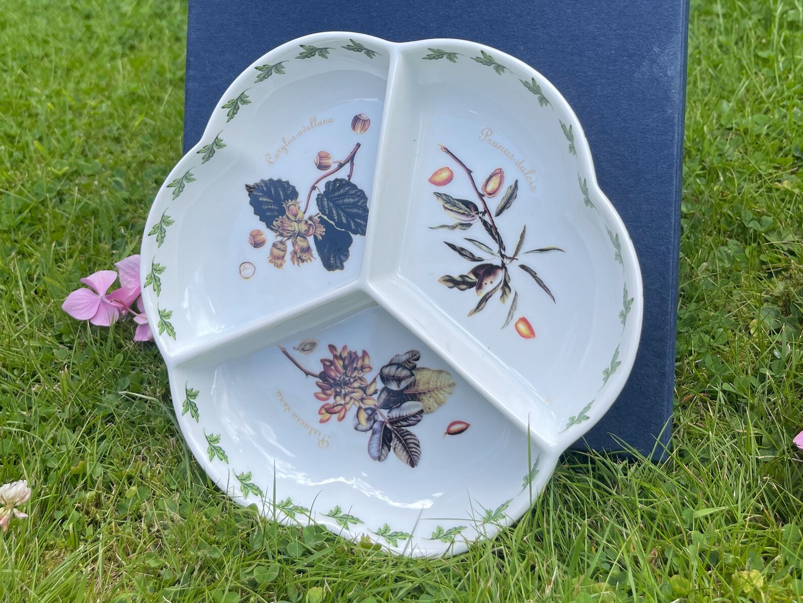 Vintage 3 Segment Platter Tray the Regal White With A - Etsy