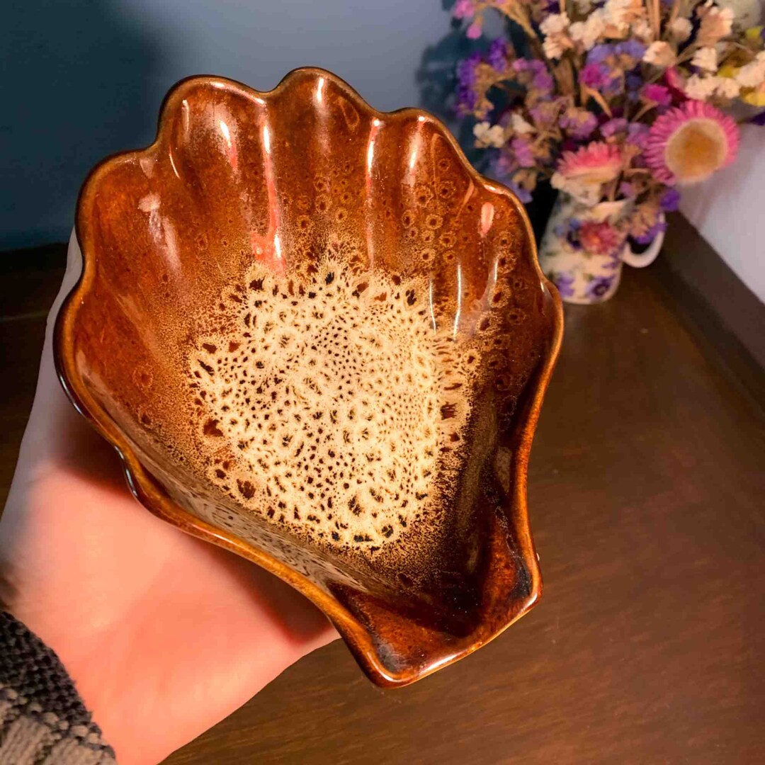 Brown Seashell Ceramic Lava Pottery Honiton 22 Soap Dish - Etsy