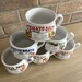 Ethos Ceramic Soup Mugs 70's 1970 Made in England UK Cottagecore Retro ...