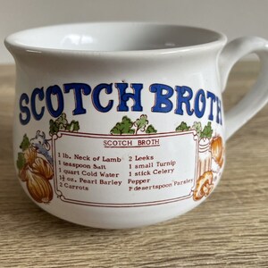 Ethos Ceramic Soup Mugs 70's 1970 Made in England UK Cottagecore Retro ...