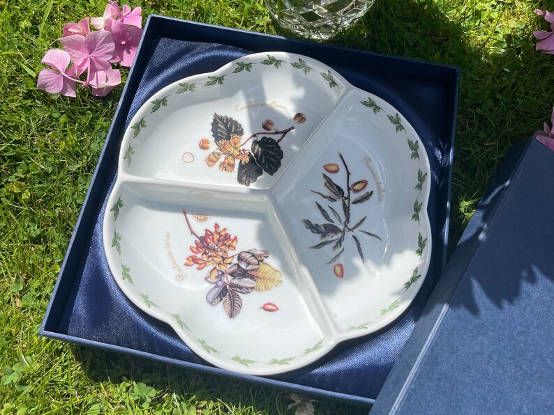 Vintage 3 Segment Platter Tray the Regal White With A - Etsy