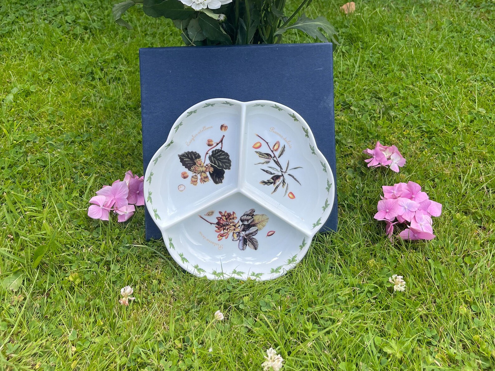 Vintage 3 Segment Platter Tray the Regal White With A - Etsy