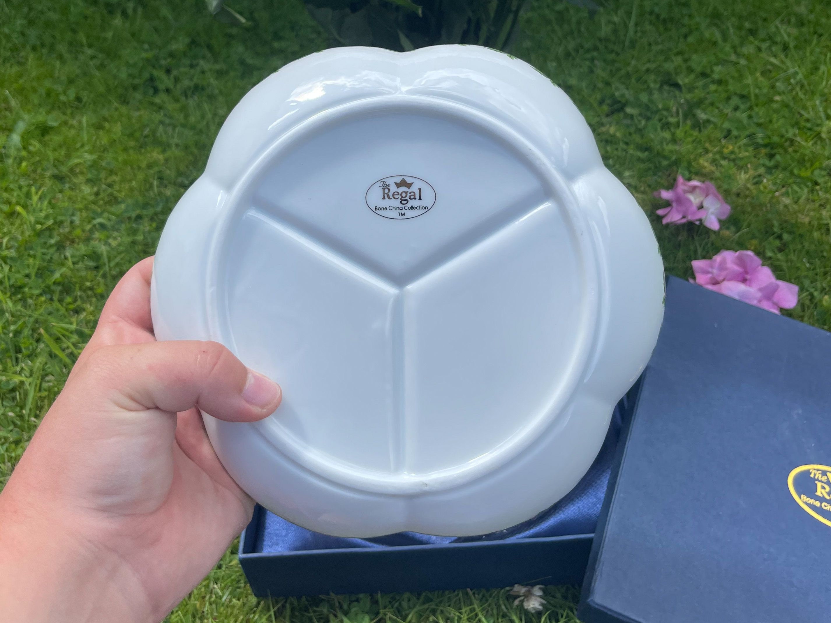 Vintage 3 Segment Platter Tray the Regal White With A Different Kind of ...