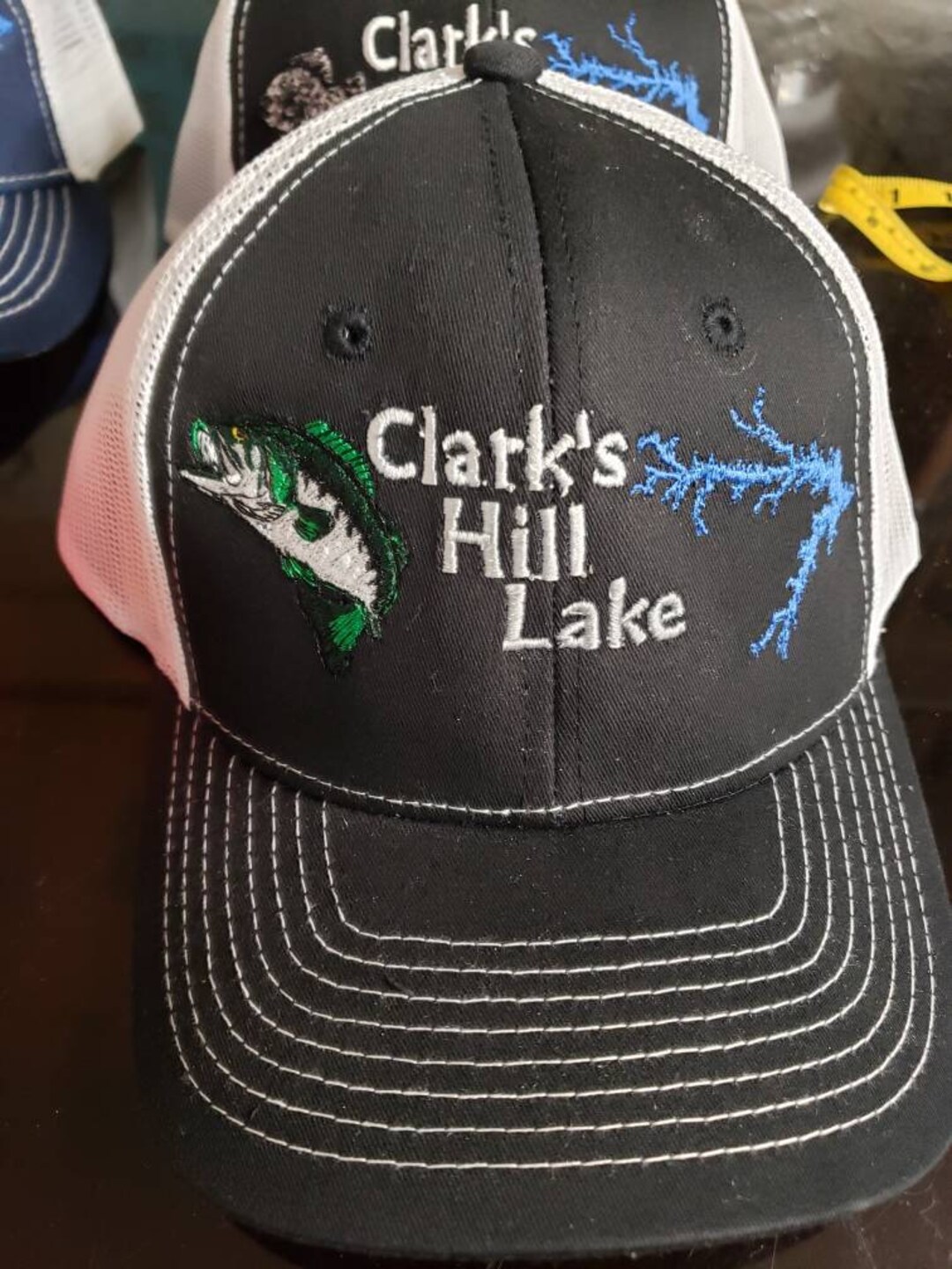 Clarks Hill Lake Hats, Striper Hat, Bass Hat, Crappie Hat, Fishing Hats ...