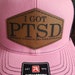 PTSD Laser Engraving Leather Patch on Richardson 112 - Etsy