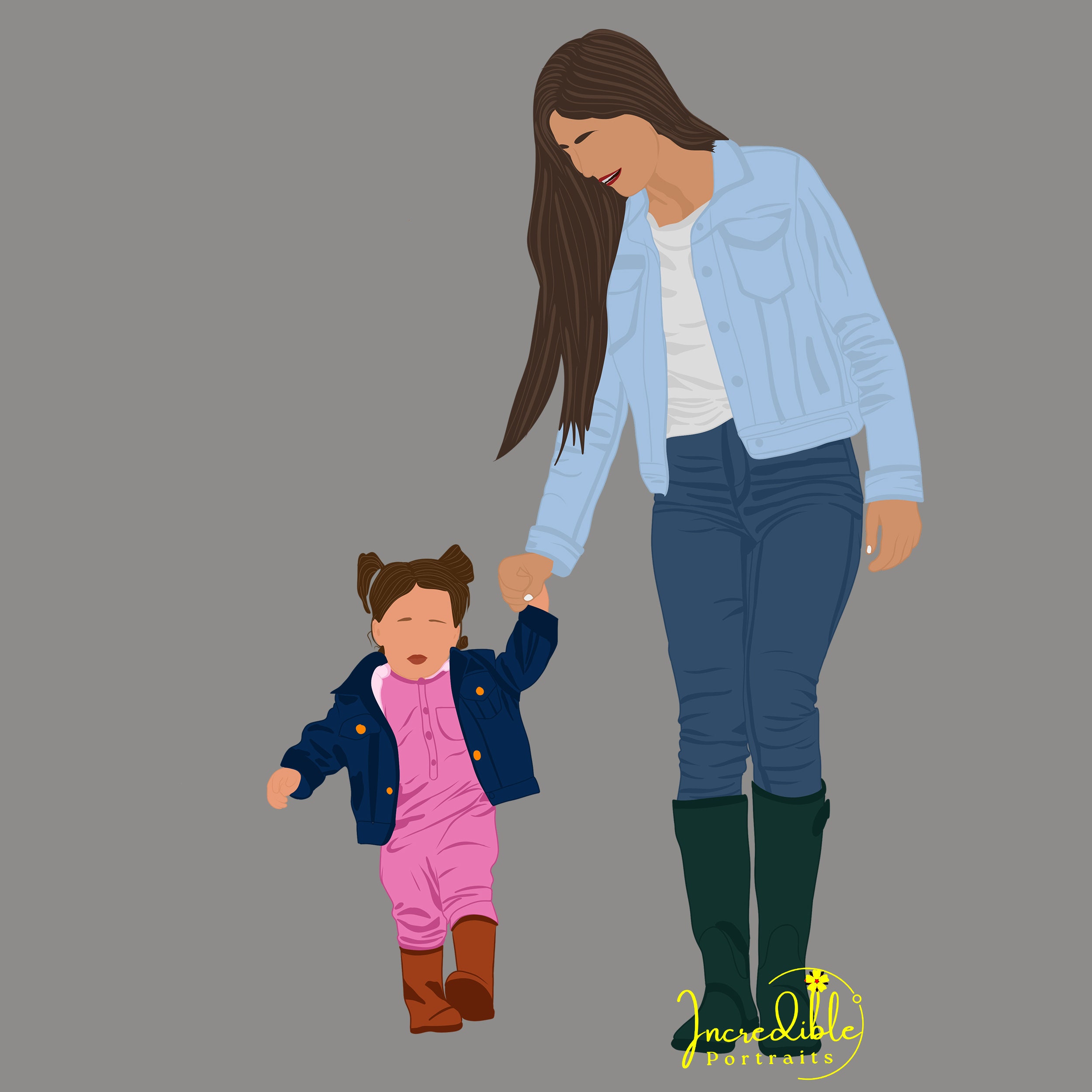 Friends Faceless Portrait Personalised Photo Photo - Etsy UK