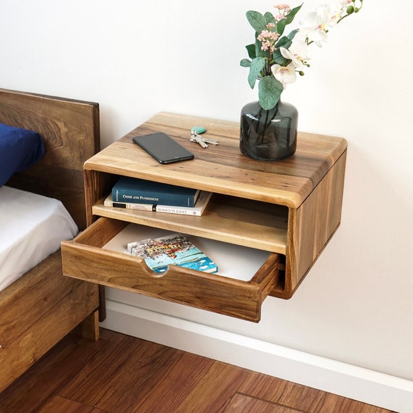Floating Nightstand - Etsy