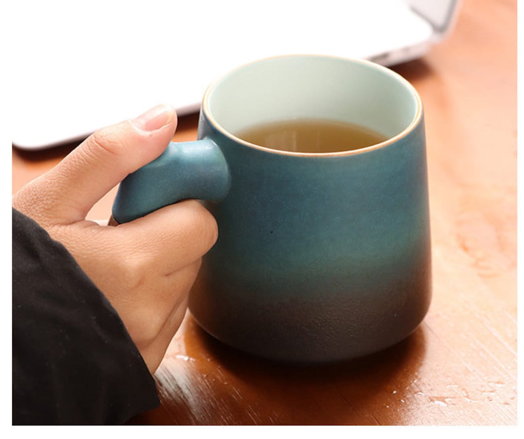 Japanese Ceramic Mug With Lid and Filter/infuser Set for Coffee and Tea ...