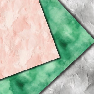 Watercolor Seamless Digital Paper - Digital Paper - Plain Watercolor ...