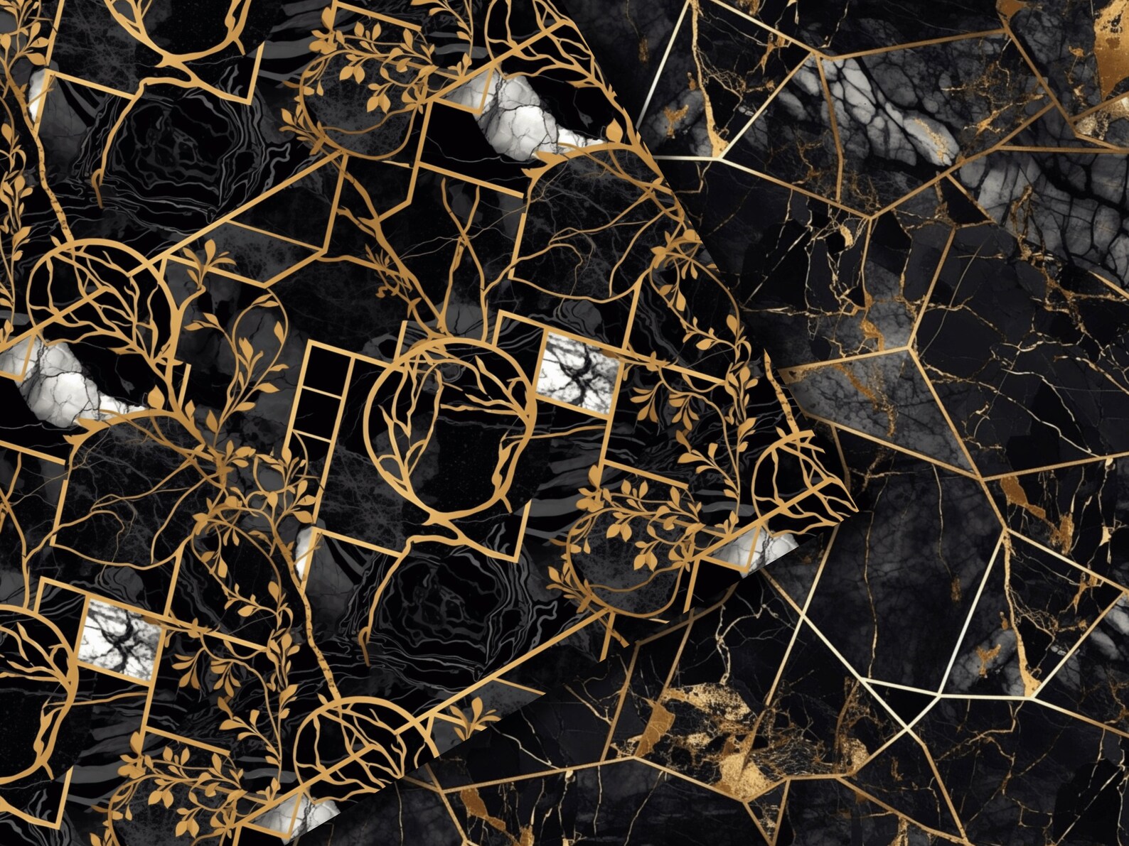 Gold Marble Seamless Digital Papers Printable Paper - Etsy