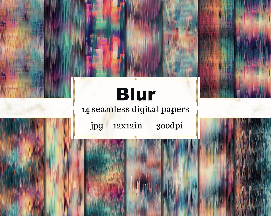 Blur Pattern - Paper Seamless Digital Paper - Digital Paper ...