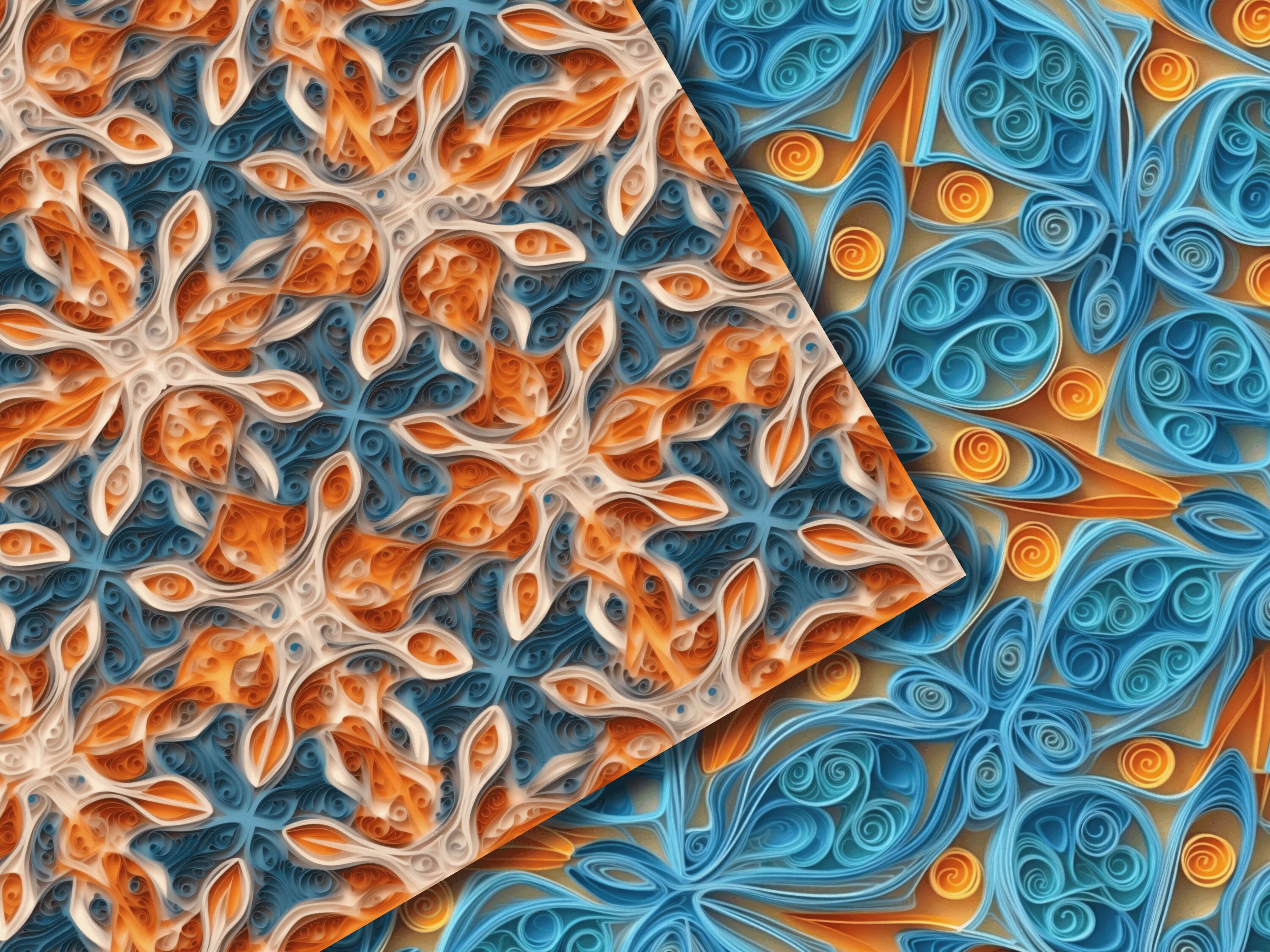 Quilling Tiles Seamless Digital Paper Digital Paper Quilling Texture ...