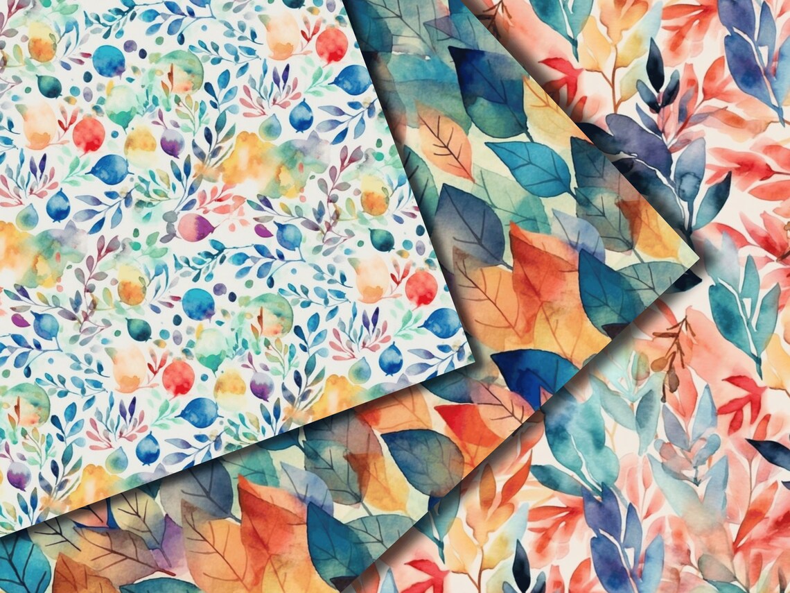 Watercolor Texture Digital Paper Printable Paper Digital Paper ...