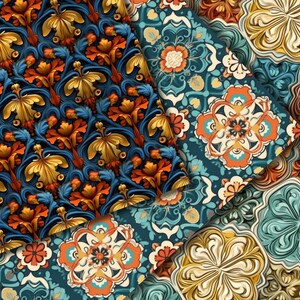 Vintage Seamless Digital Paper - Digital Pattern - Tile Texture ...
