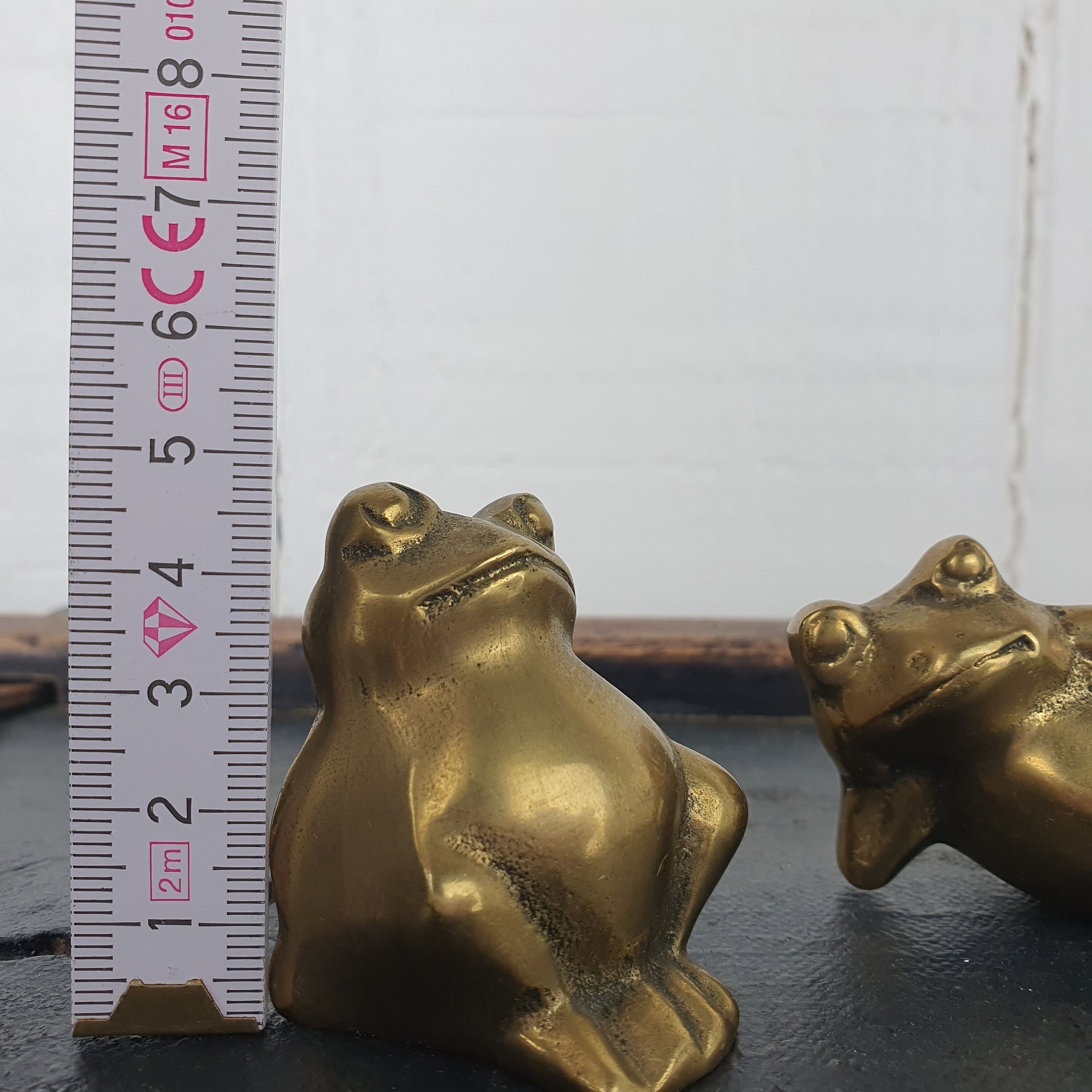Brass Frogs Vintage Frog Ornaments Collectibles 1980s Shelf - Etsy