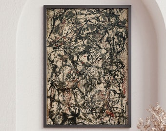 Jackson Pollock Wall Art Pollock Print Jackson Pollock - Etsy